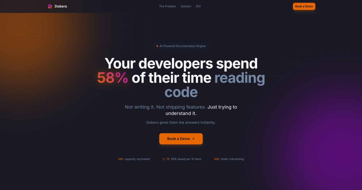 Dokero - Instant Architecture Diagrams & Code Documentation Tool